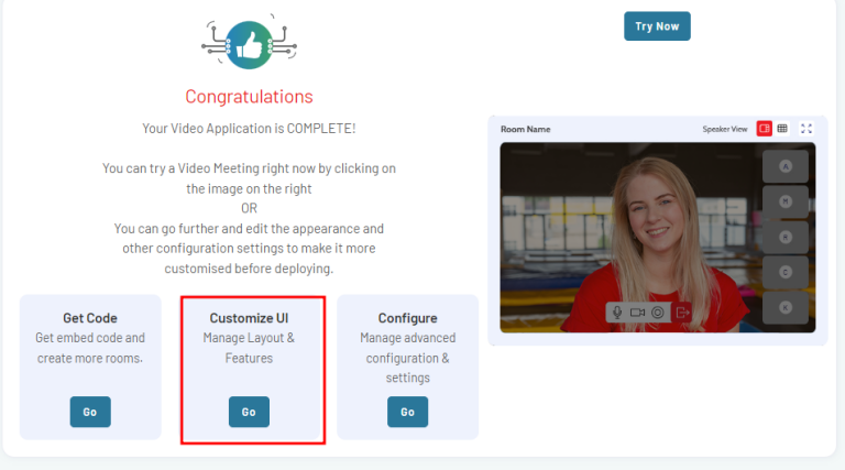 How to configure WebRTC video API in minutes!