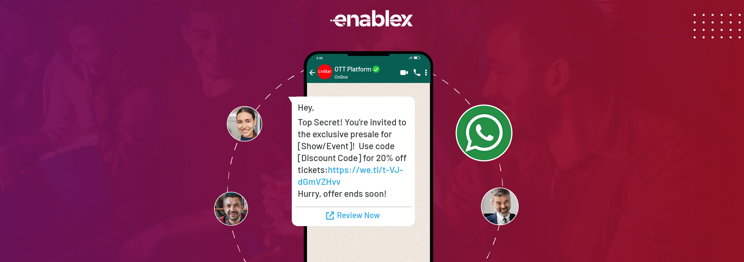 10 Best WhatsApp Business Message Templates for the Entertainment Sector