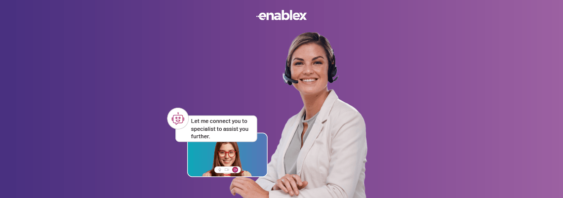 Enhancing Customer Support with AI Chatbot and Live Agent - EnableX