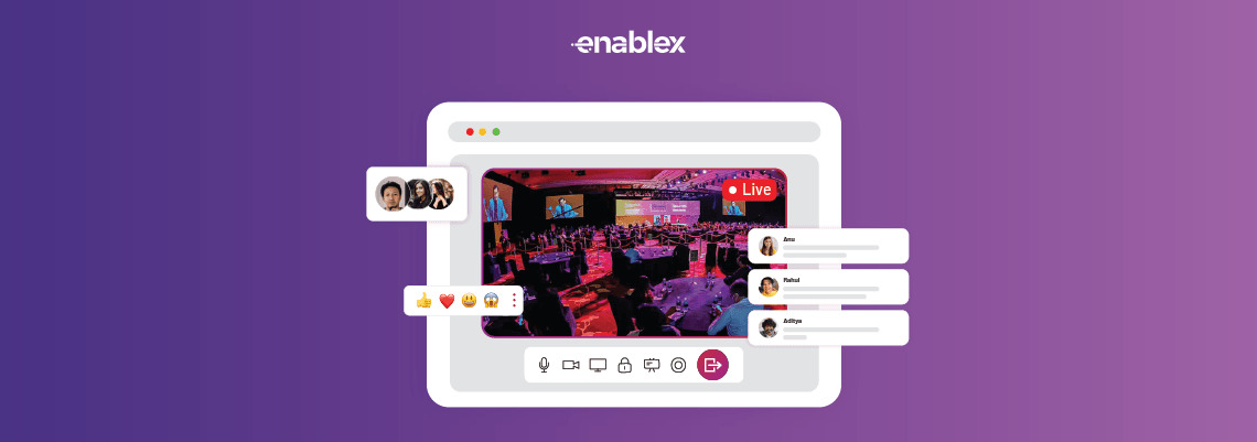 3D Vritual Event for a Leading Bank- EnableX